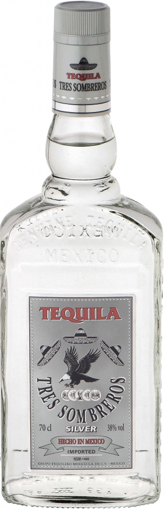 TEQUILA TRES SOMBREROS Silver - Liviko